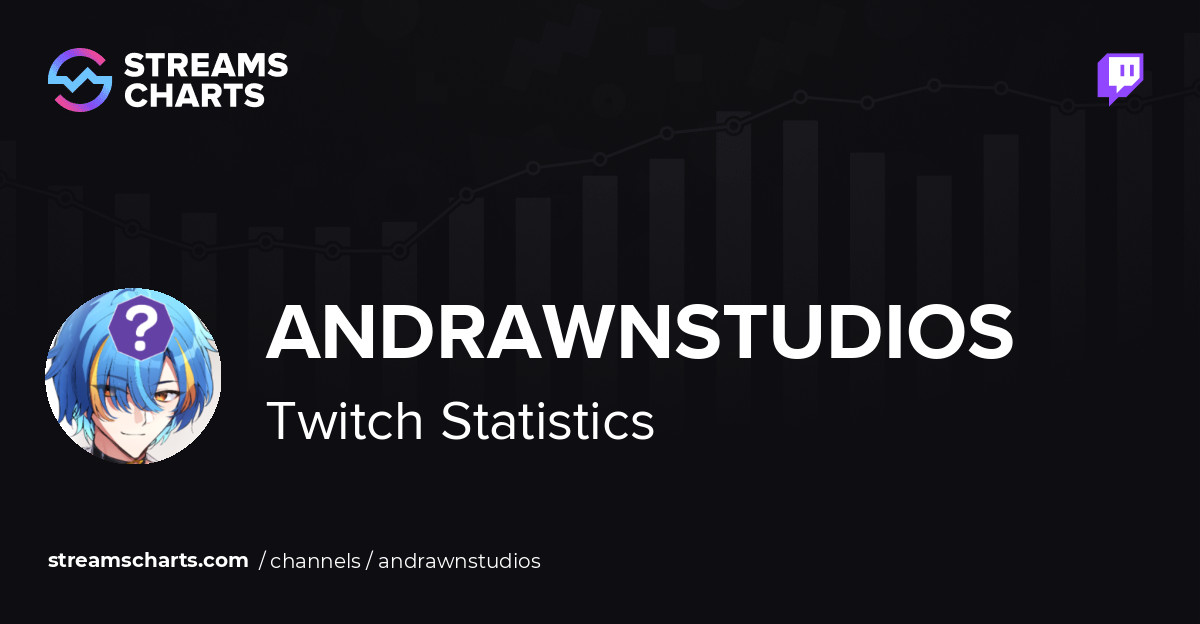🔴 AndrawnStudios Twitch LIVE Stream · Streams Charts