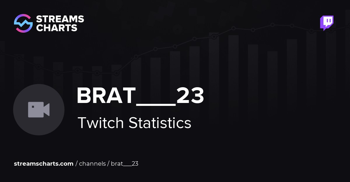 brat___23 - Twitch Stats, Analytics and Channel Overview