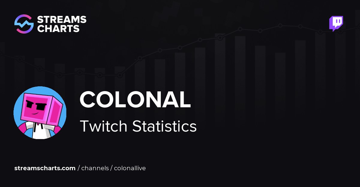 ColonalLive - Twitch Stats, Analytics and Channel Overview