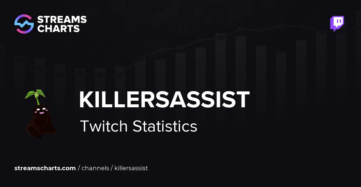 killersassist - Channel Streams on Twitch: Viewers, Followers, Air Time