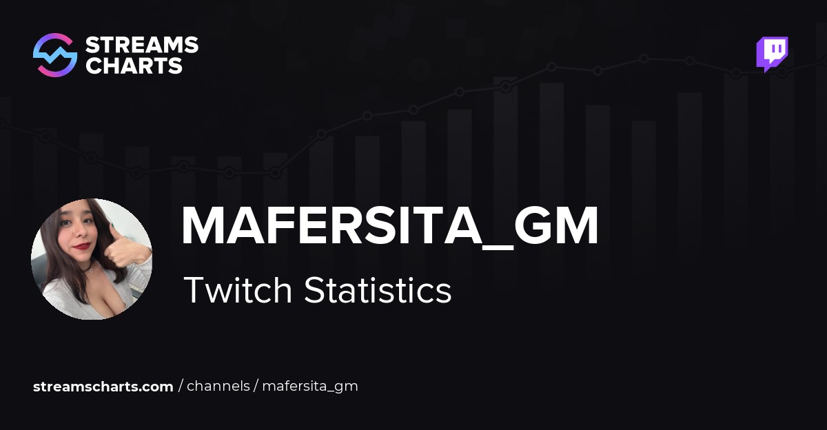 Mafersita_gm - Twitch Stats, Analytics and Channel Overview