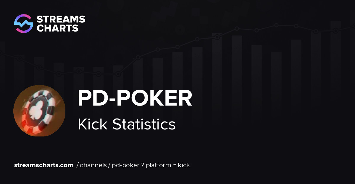 pd-poker - Kick Stats, Analytics and Channel Overview