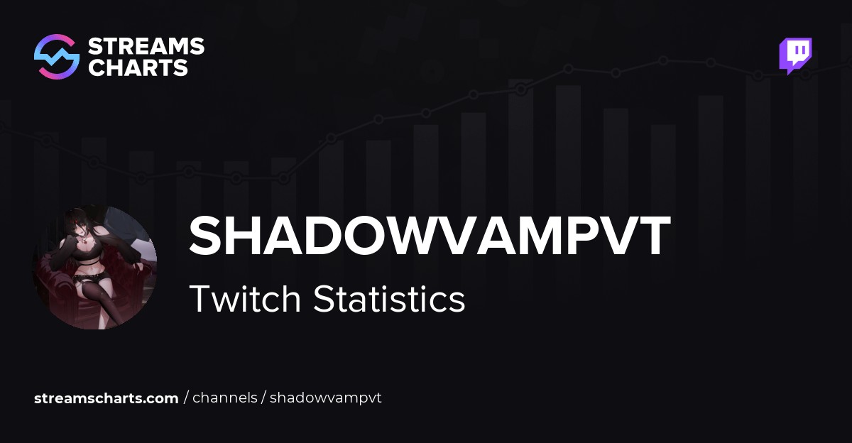 ShadowVampVT - Twitch Stats, Analytics and Channel Overview