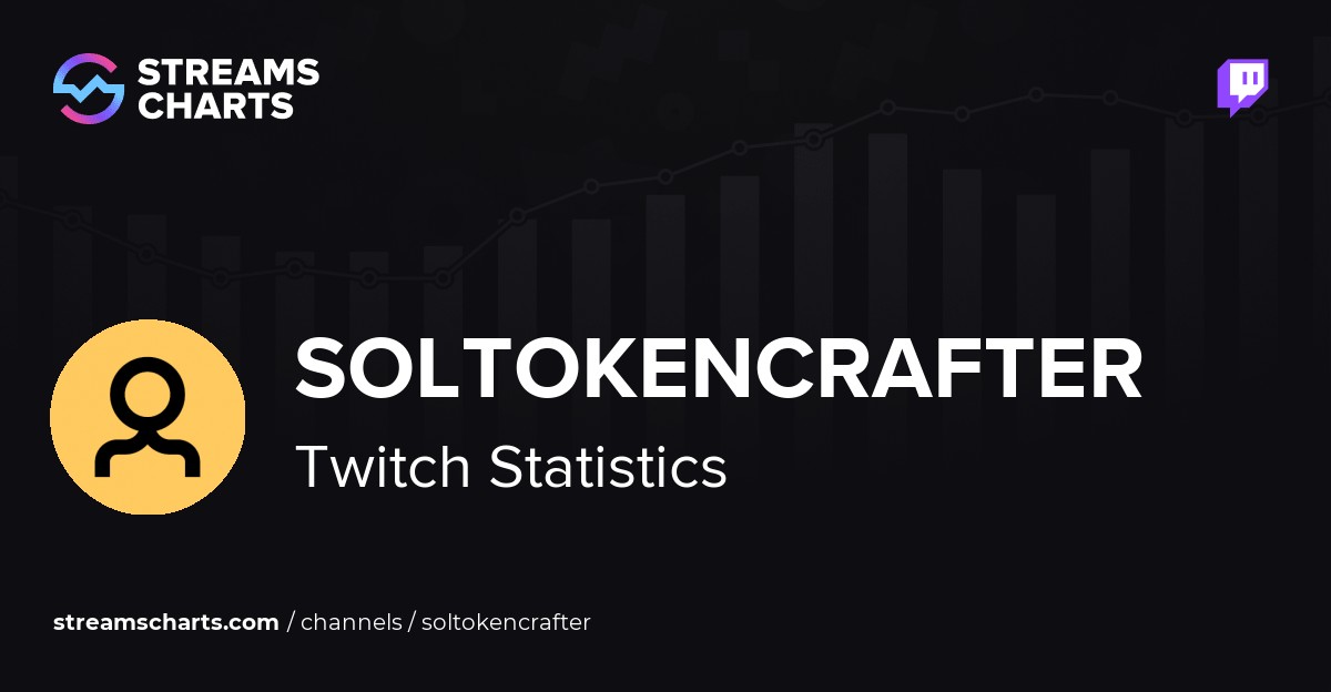 soltokencrafter - Twitch Stats, Analytics and Channel Overview