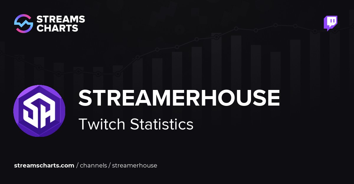 StreamerHouse - Twitch Stats, Analytics and Channel Overview