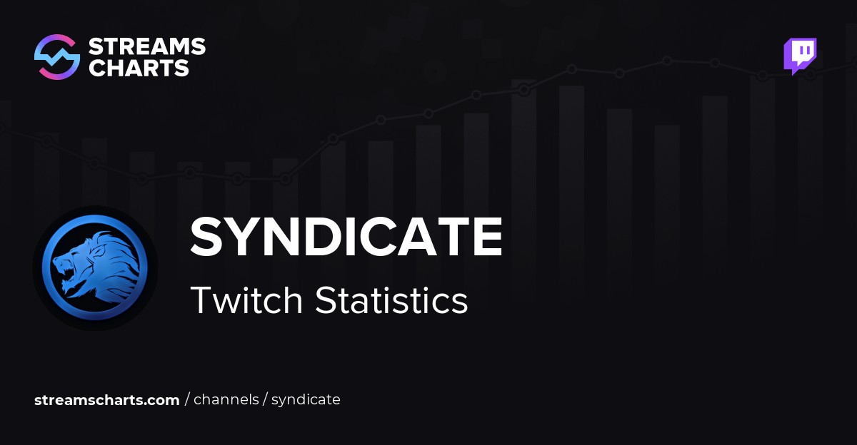 Syndicate - Twitch Stats, Analytics and Channel Overview
