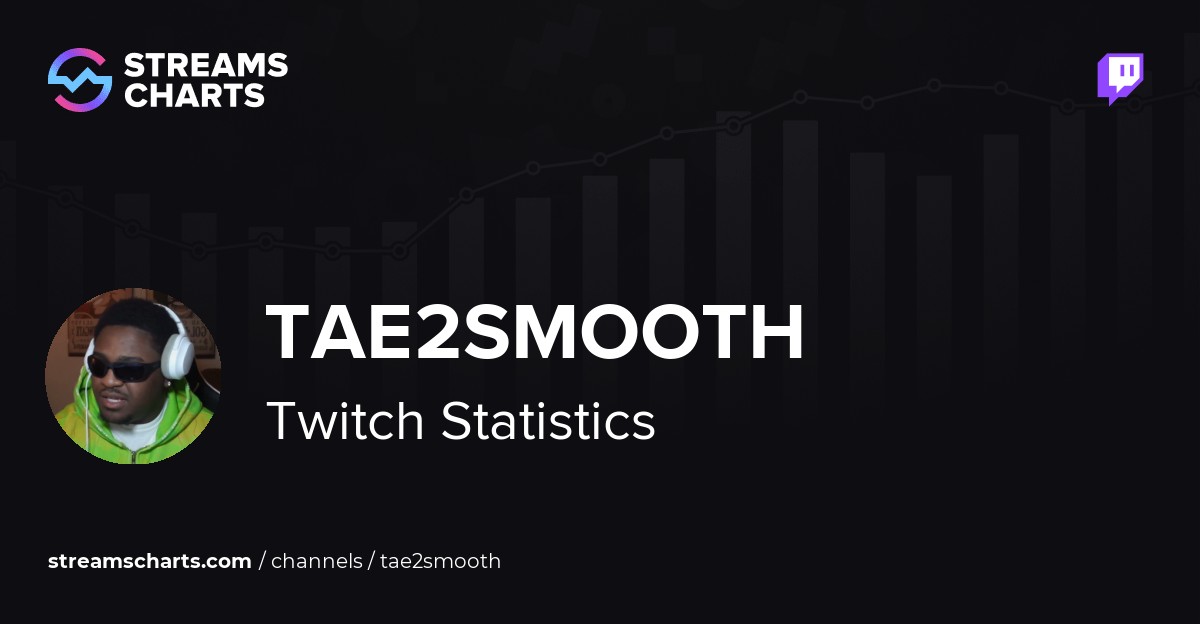 Tae2Smooth - Twitch Stats, Analytics and Channel Overview