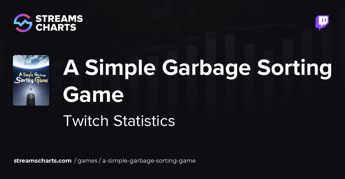 A Simple Garbage Sorting Game - Twitch Statistics and Analytics