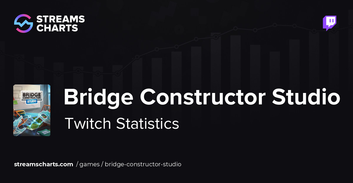Bridge Constructor Studio - Twitch Statistics and Analytics