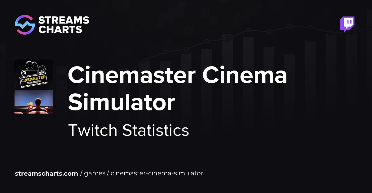 Cinemaster Cinema Simulator - Twitch Statistics and Analytics