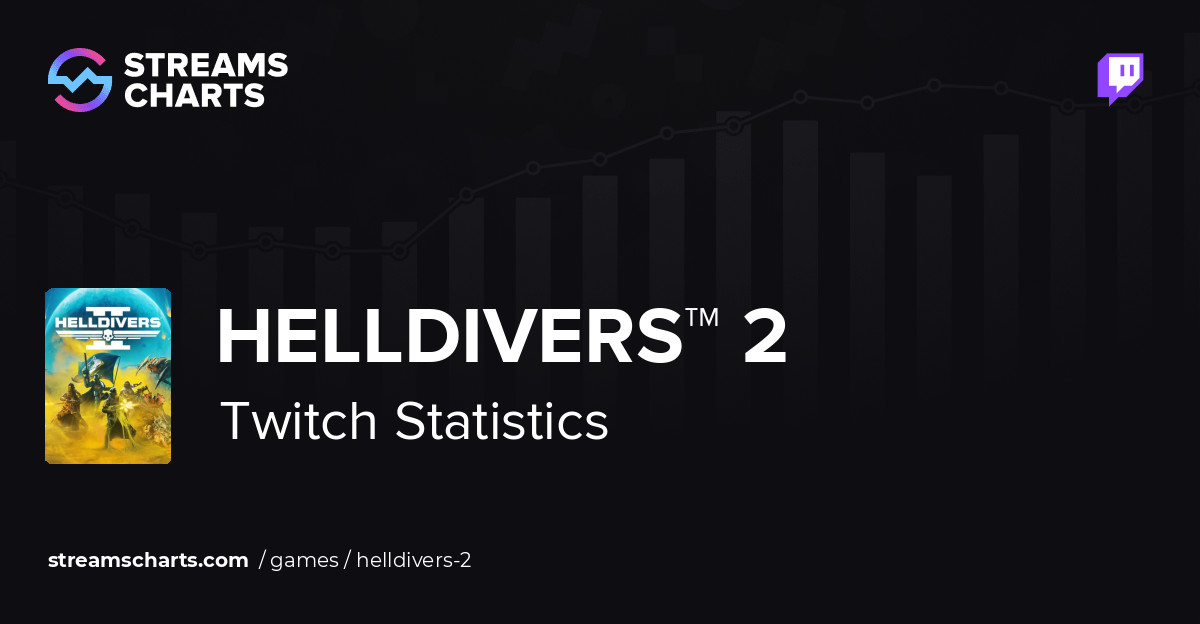 HELLDIVERS™ 2 - Twitch Statistics and Analytics