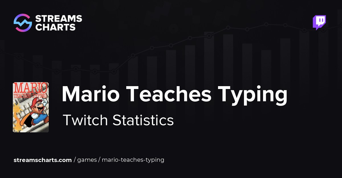 Mario Teaches Typing - Twitch Statistics and Analytics