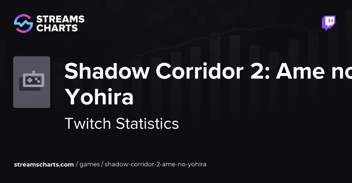 Shadow Corridor 2: Ame no Yohira - Twitch Statistics and Analytics