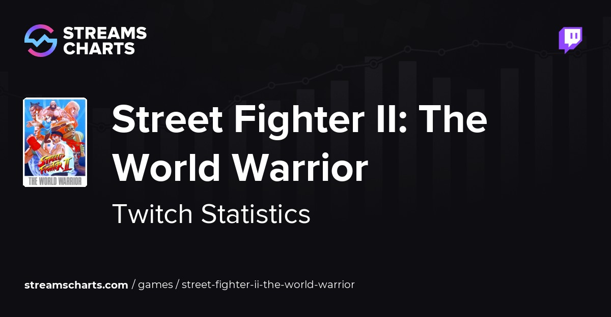 Street Fighter II: The World Warrior - Twitch Statistics and Analytics