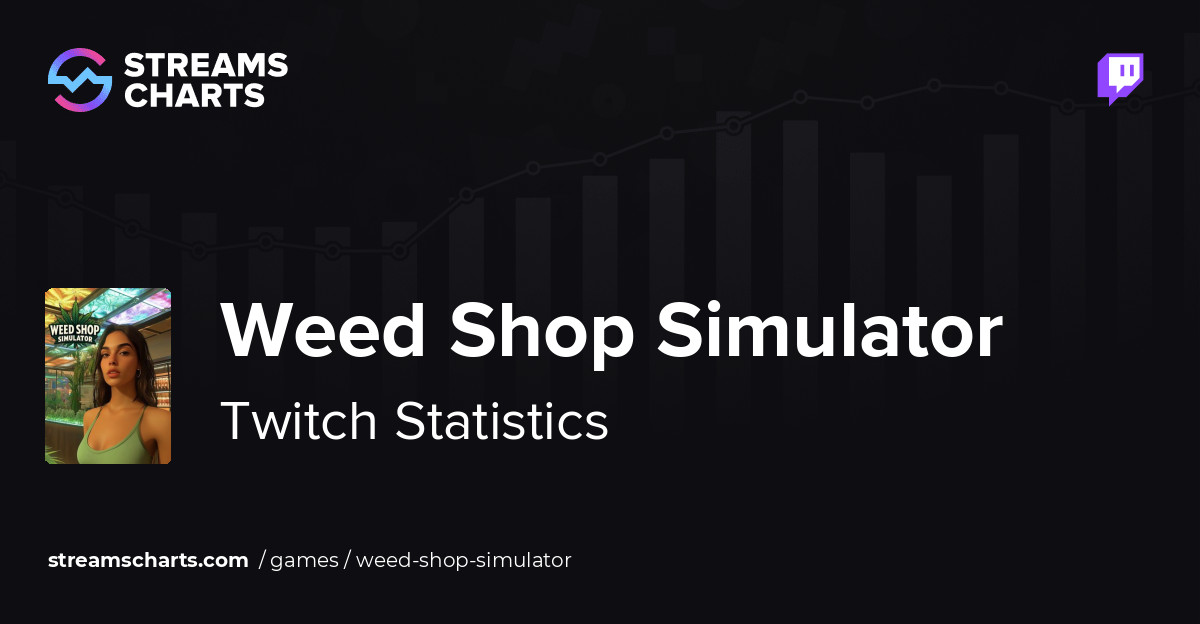 Weed Shop Simulator - Twitch Statistics and Analytics